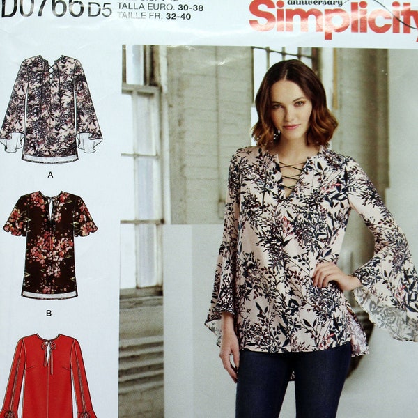 Pullover Blouse Sewing Pattern - Etsy