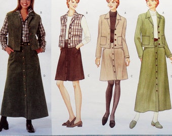 Butterick Sewing Pattern 4871, Misses' Easy Jacket, Dress and Pants ...