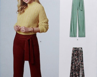 New Look Sewing Pattern 6271 Misses' Drawstring Waist Skirts and Wide ...