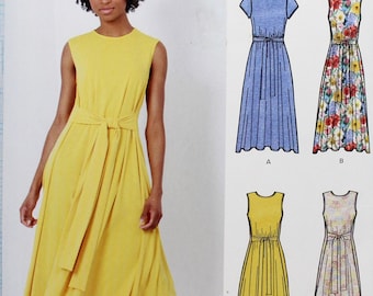 New Look Sewing Pattern 6097, Misses' Dress With Raised Waistline ...