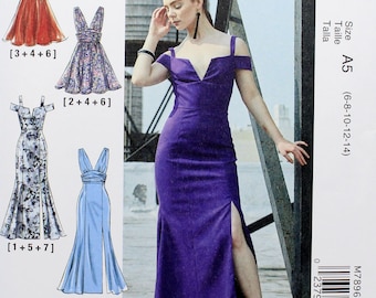 Mccall's Sewing Pattern 6958, Misses' Front Buttoned Dresses, Uncut/ff ...