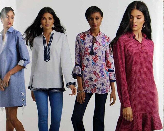 Simplicity D0896, Same as Simplicity 8552, Misses' Mini-dress or Tunic ...