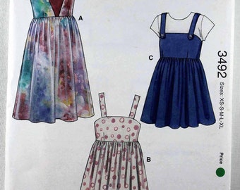 Jumper dress pattern | Etsy