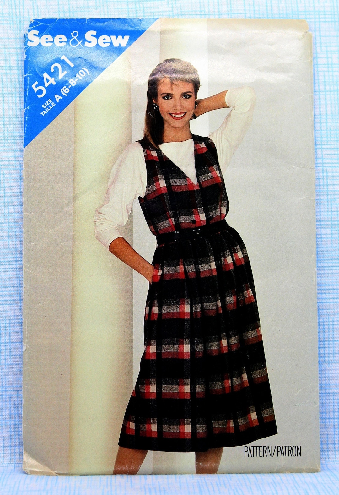 See & Sew 5421, Misses' Jumper Sewing Pattern, Uncut/ff, Misses' Size 6 ...