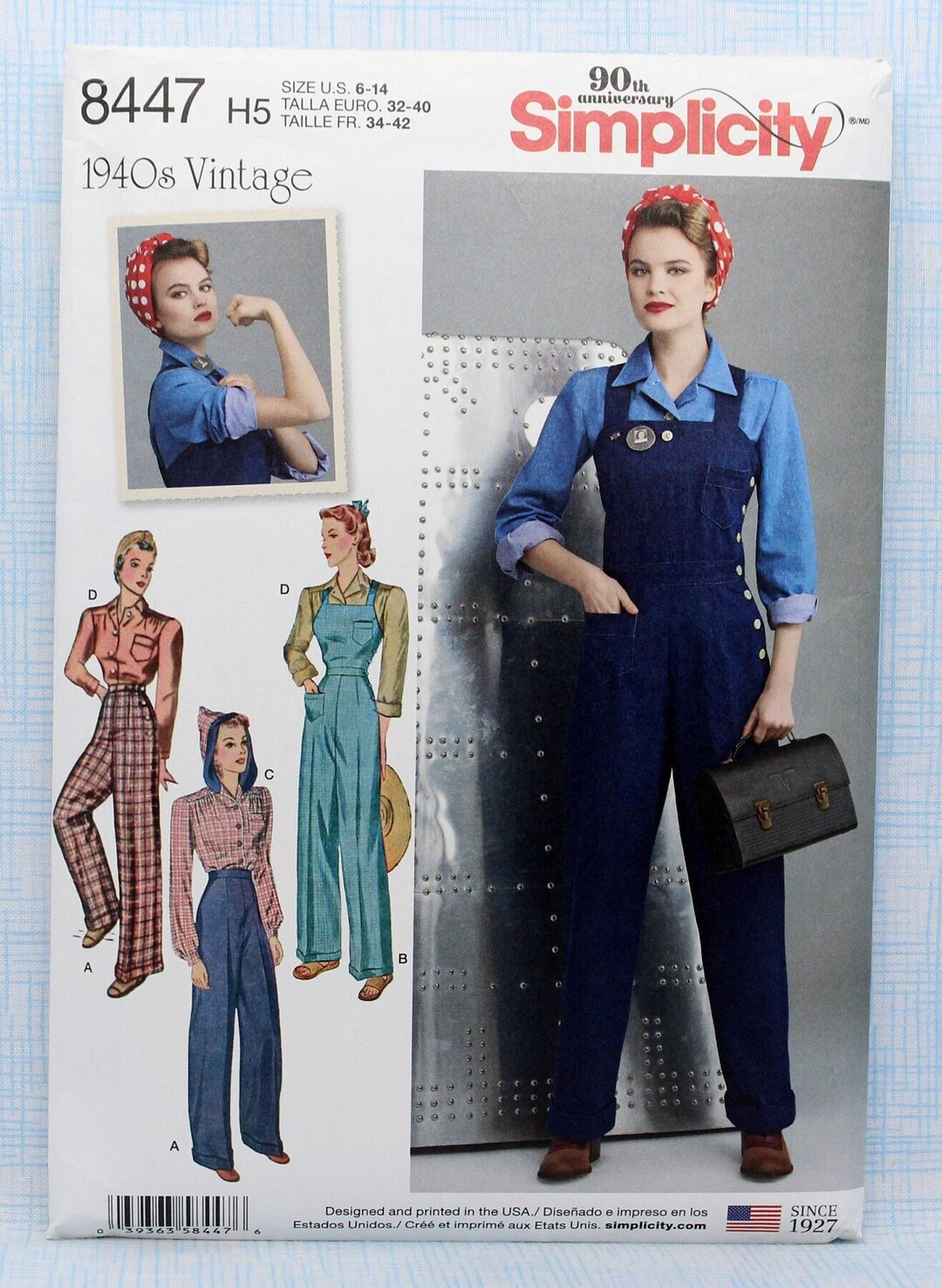 Simplicity Sewing Pattern 8447, Misses' Overalls, Pants and Hooded ...