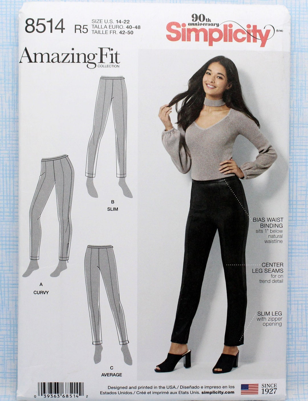 Simplicity Sewing Pattern 8514, Misses'/miss Petite Pants, Uncut/ff ...