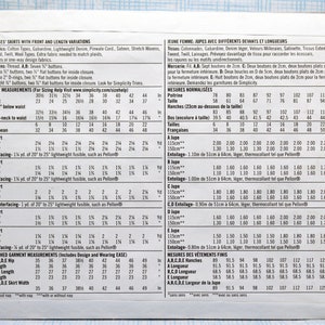 Simplicity Sewing Pattern 8792 Misses' Fitted Straight - Etsy