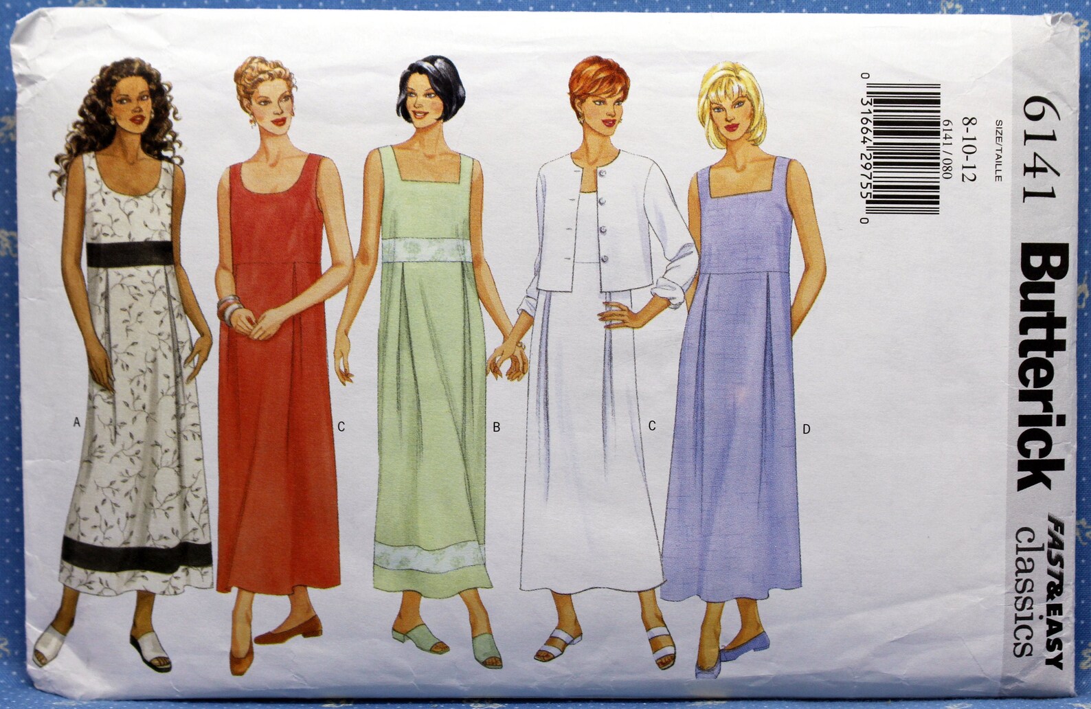 Butterick Sewing Pattern 6141 Misses' Easy Loose-fitting - Etsy