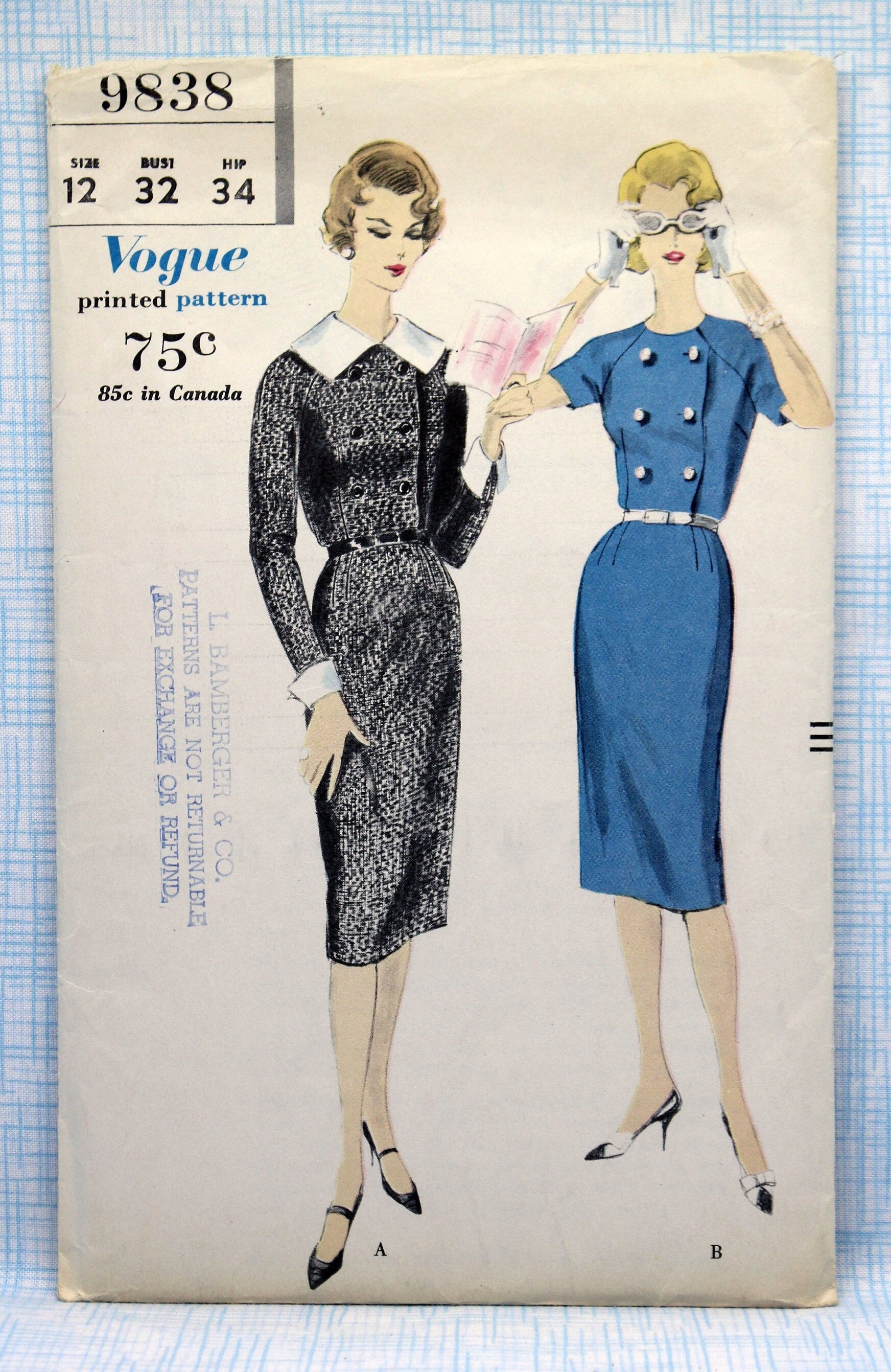Ladies Pencil Dress Sewing Pattern Penelope Rebecca Page