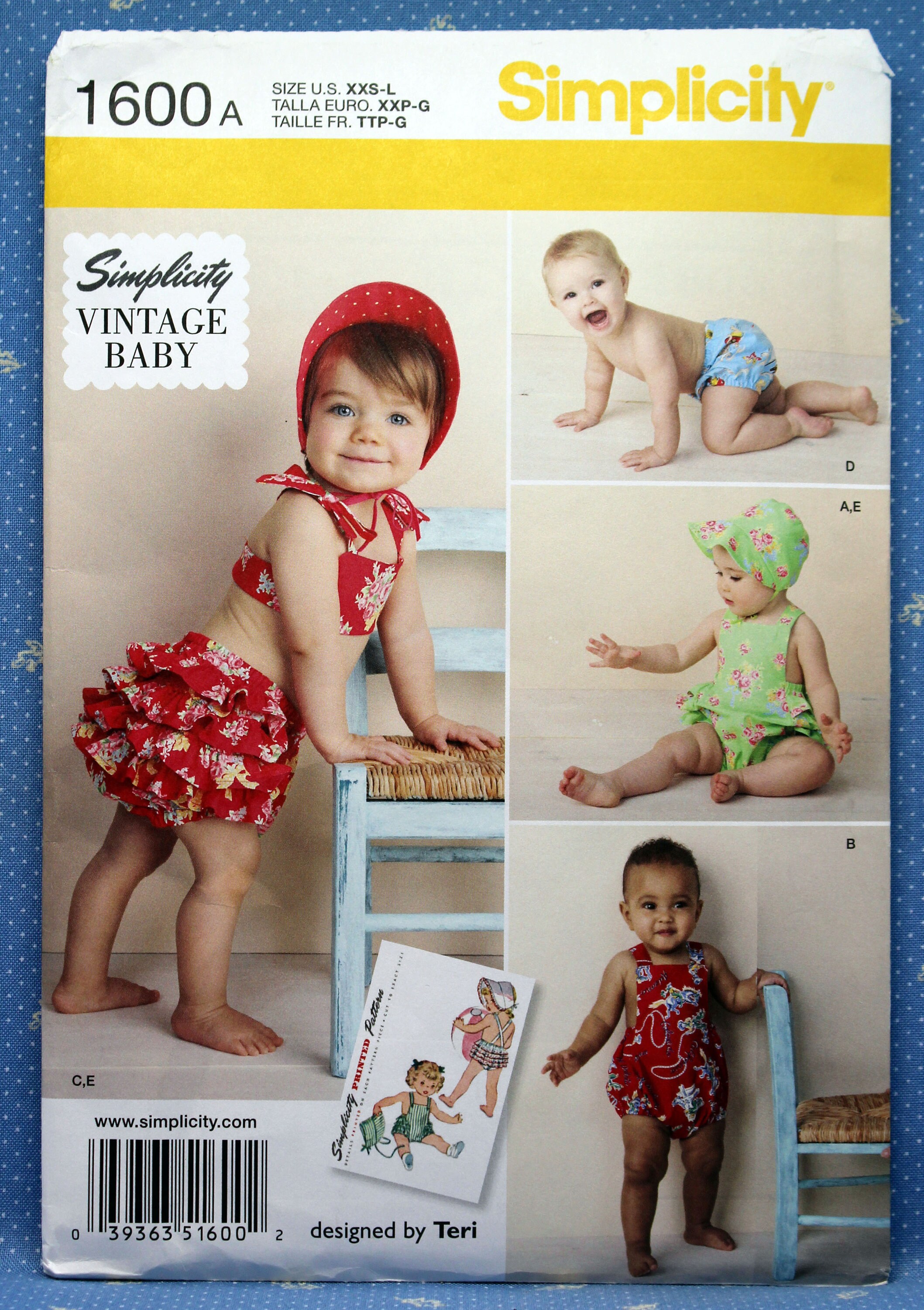 Baby Sewing Patterns Simplicity