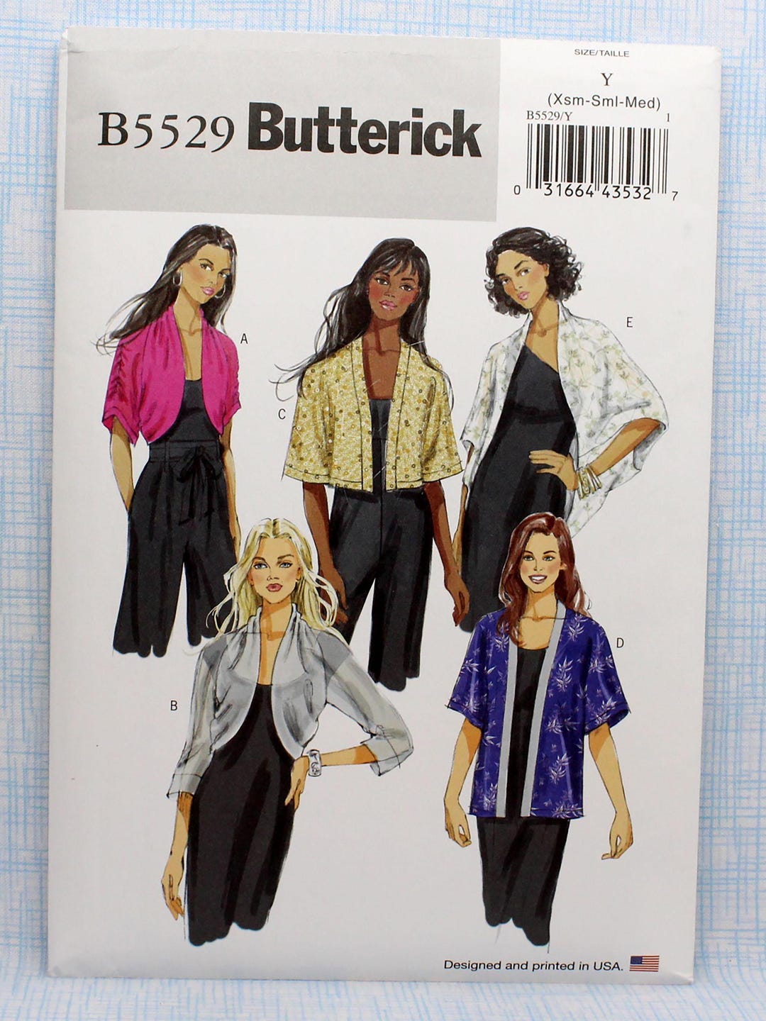Butterick Sewing Pattern 5529, Misses' Loose-fitting Jackets, Uncut/ff ...