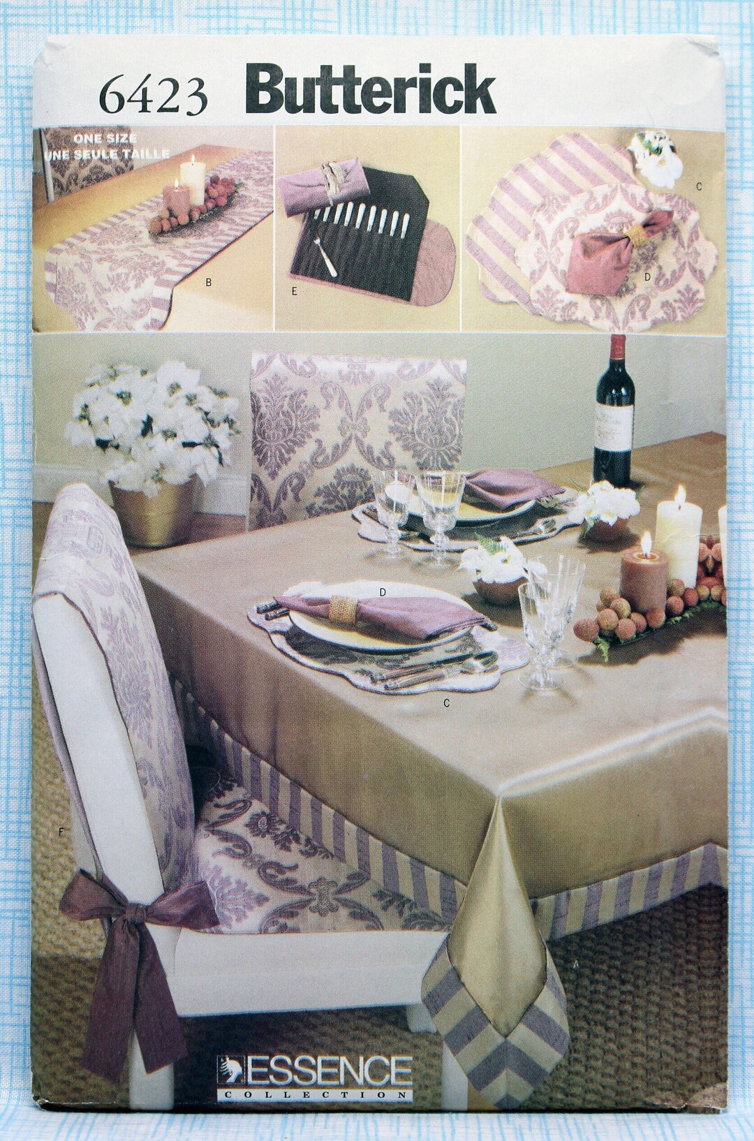 Butterick Sewing Pattern 6423, Essence Kwanzaa Table Top, Tablecloth ...