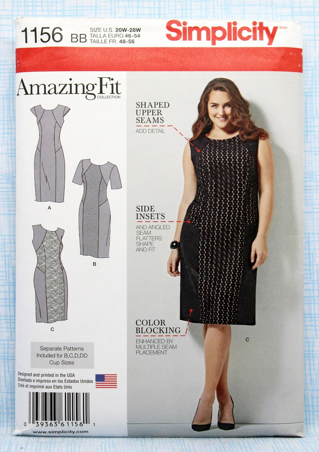 Simplicity Sewing Pattern 1156 Women's Dress Uncut/ff - Etsy