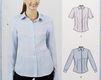 New Look Sewing Pattern 6808, Misses' Easy Tops With Neckline and ...