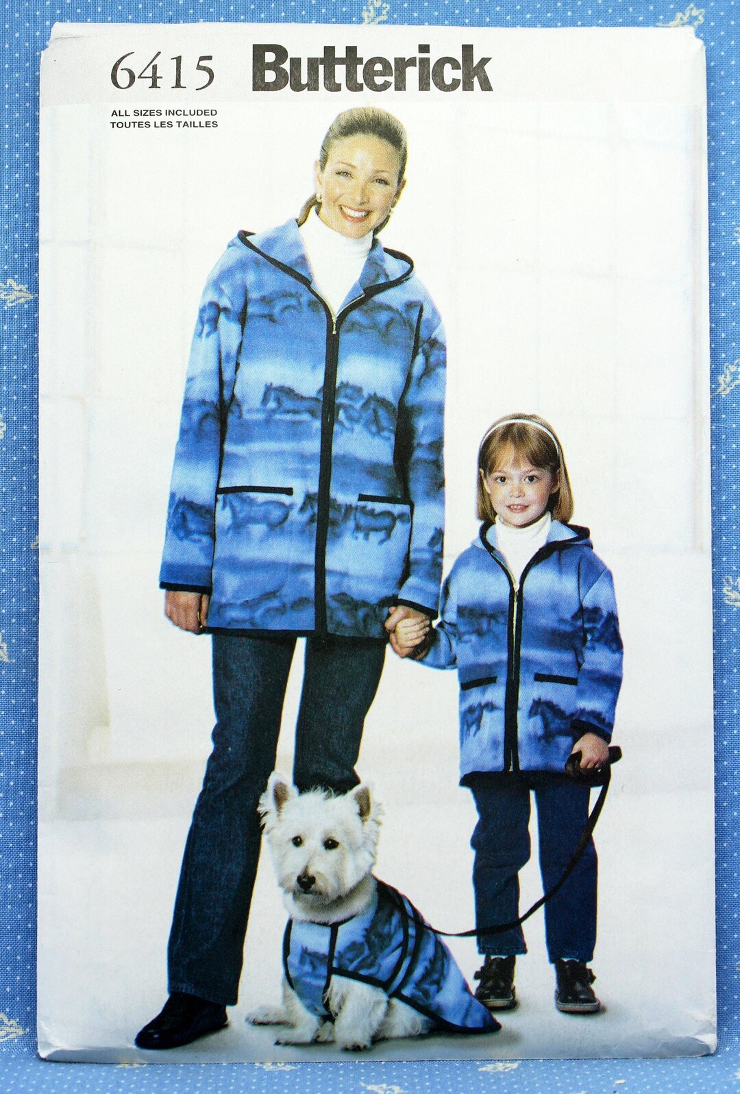 Butterick Sewing Pattern 6415, Childs'/girls'/misses' Unlined Straight ...