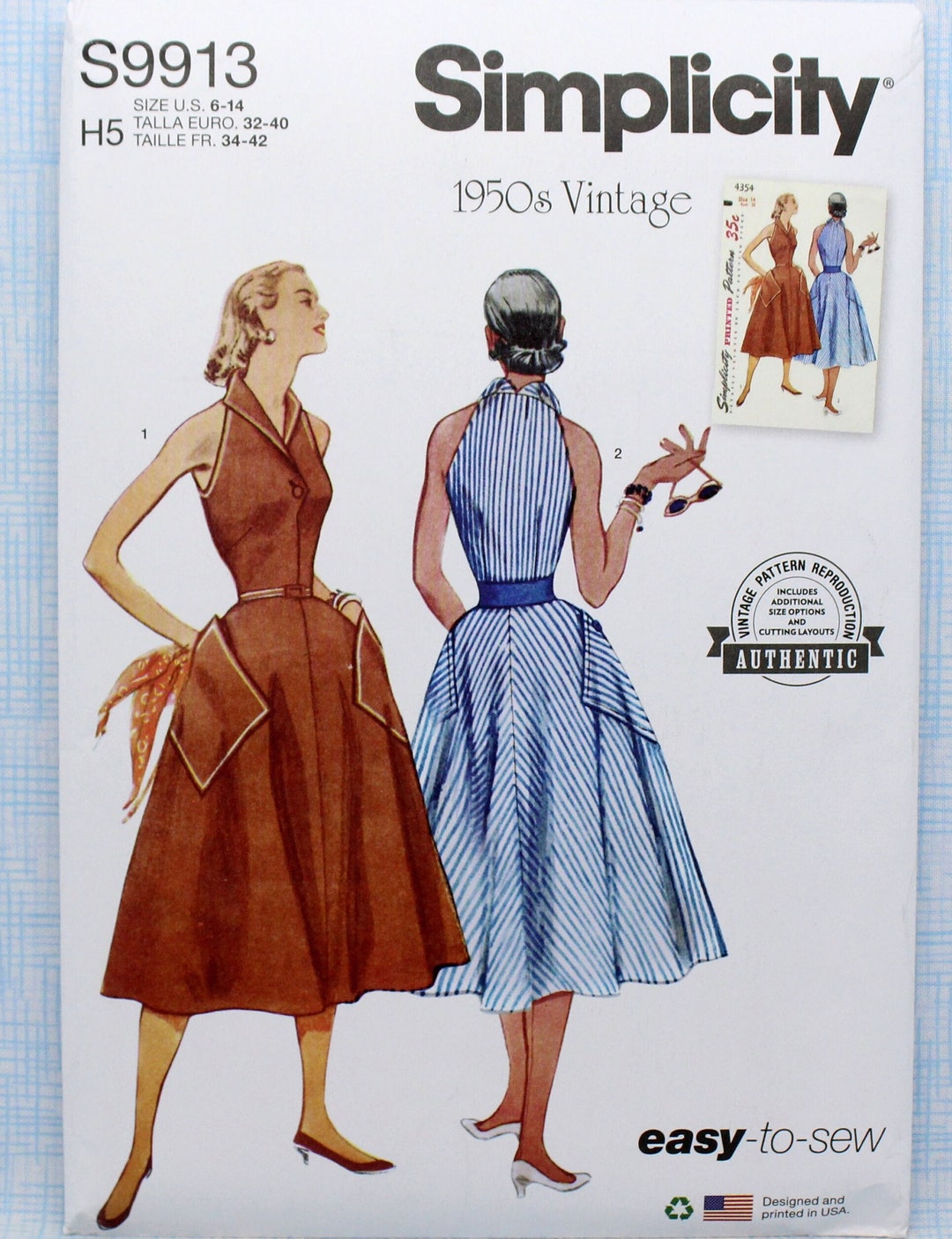 Simplicity Sewing Pattern 9913, Misses' Easy Sleeveless Dress, Uncut/ff ...