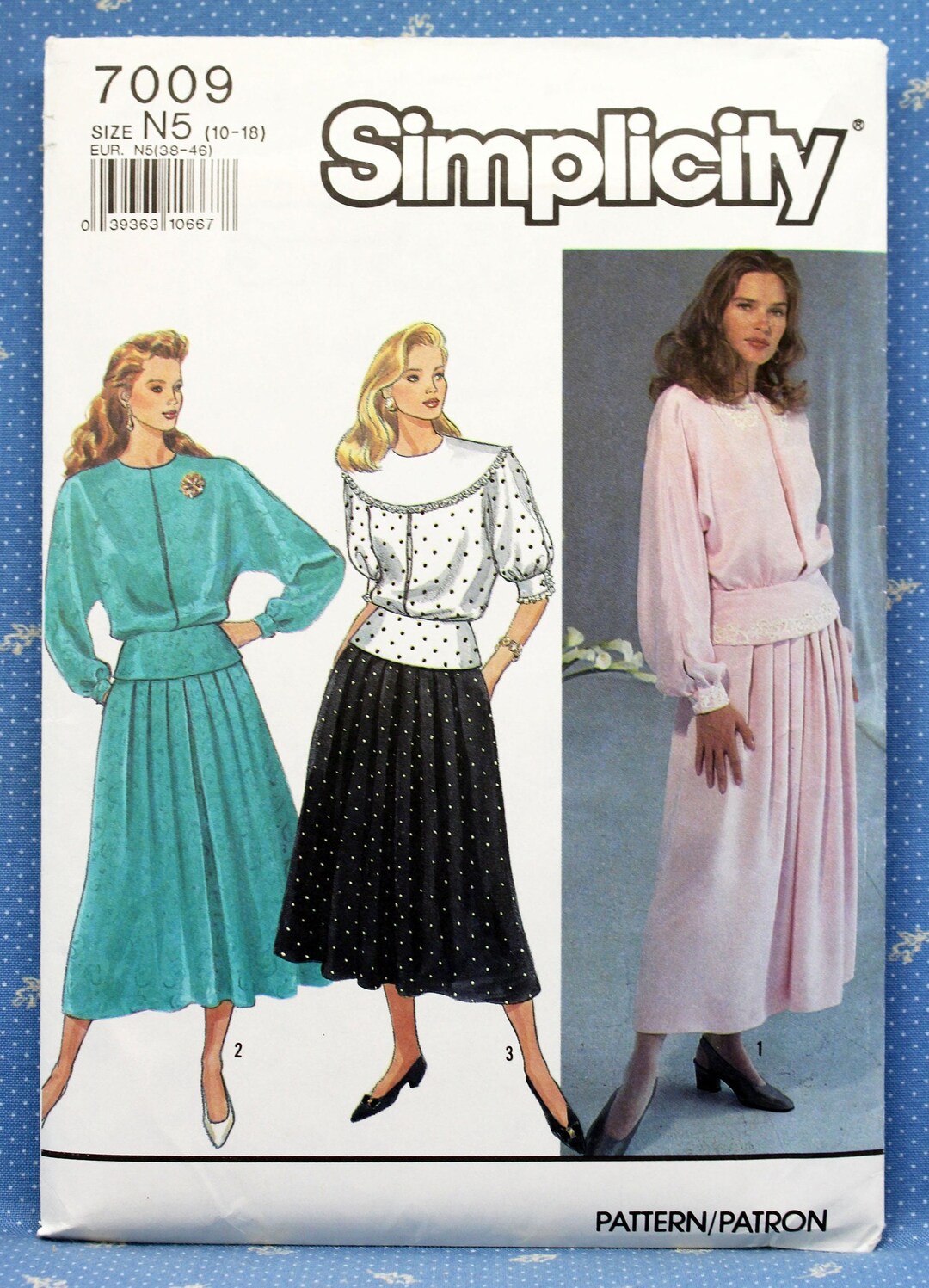 Simplicity Sewing Pattern 7009, Misses' Two-piece Dress Sewing Pattern ...
