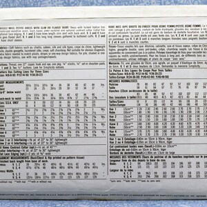 Simplicity Sewing Pattern 8415 Misses' Dress With Slim or - Etsy