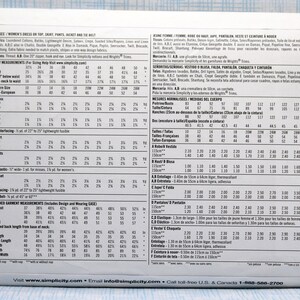 Simplicity Sewing Pattern 1377, Misses' Easy Top, Pull-on Pants, Shorts ...