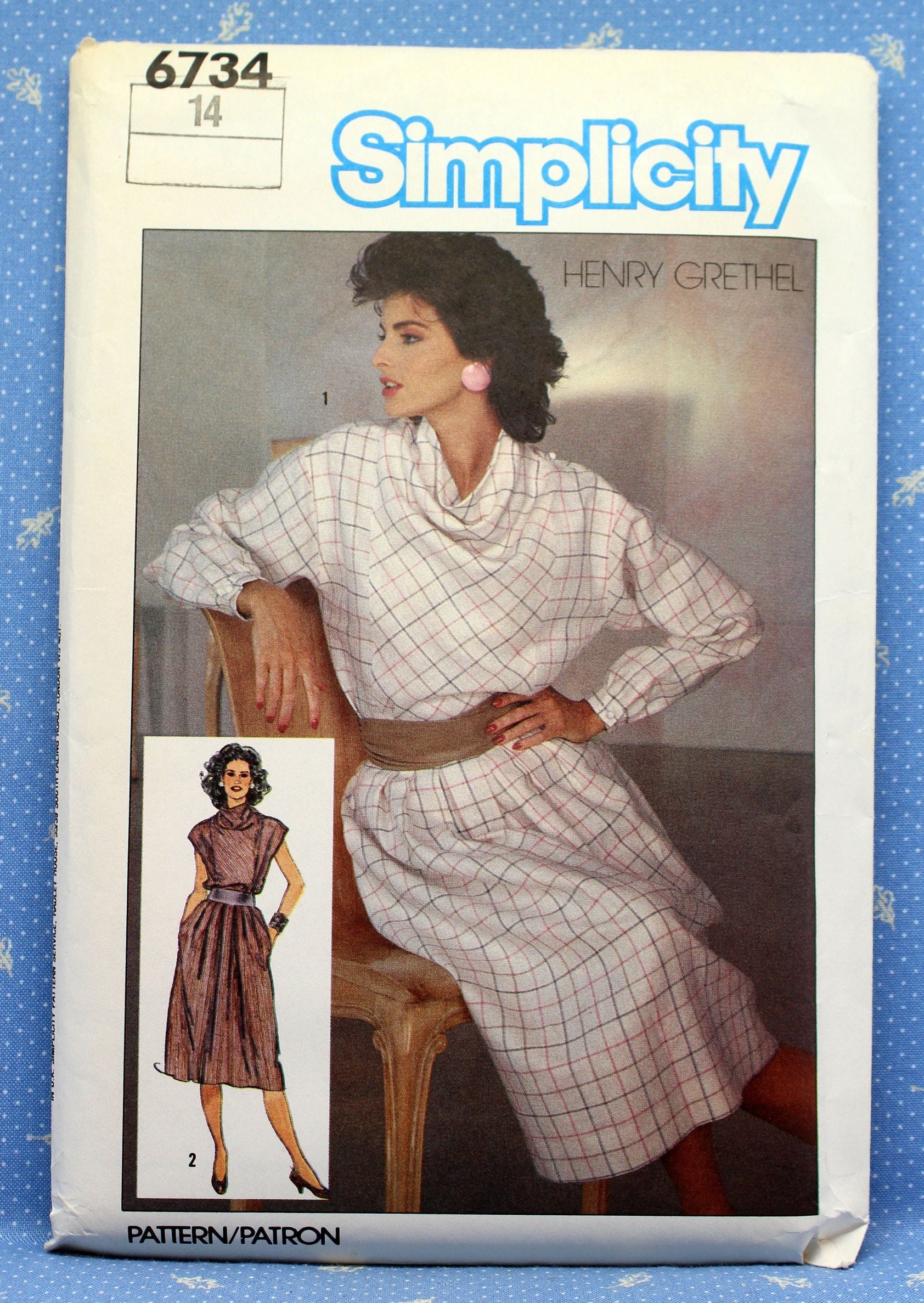 Simplicity Sewing Pattern 6734 Misses' Two Piece Dress - Etsy