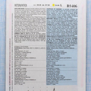 Butterick Sewing Pattern 5406, Misses' Witches or Wizards Hat Sewing ...