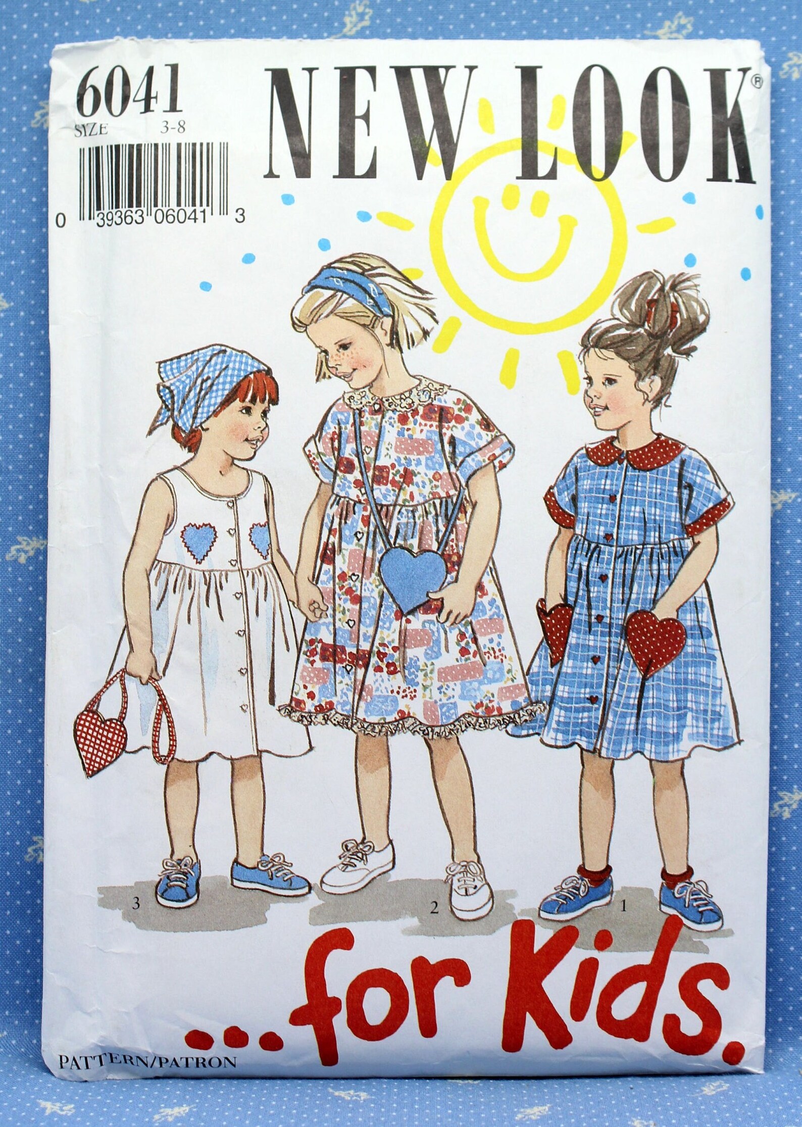 New Look Sewing Pattern 6041 Girls'/childs' Front - Etsy
