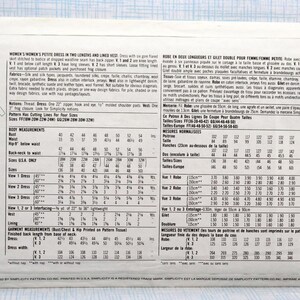 Simplicity Sewing Pattern 8543, Women's Dress With Six Gore Flared ...