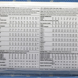 Simplicity 7693 Misses' Straight Skirt Pants and Shorts | Etsy