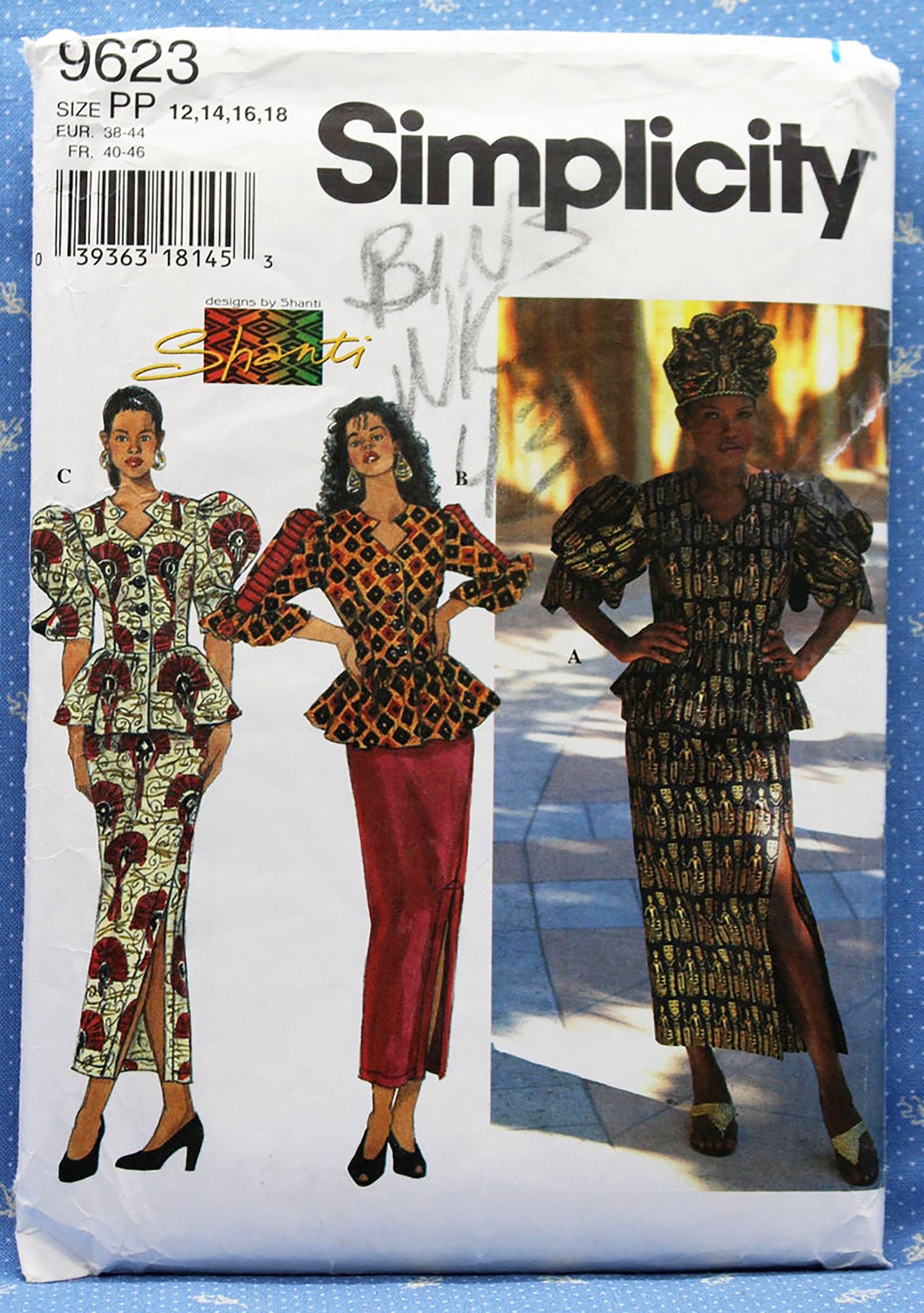 Craft Supplies & Tools Kits & How To Sewing 3 Sleeve Choices Size 14 ...