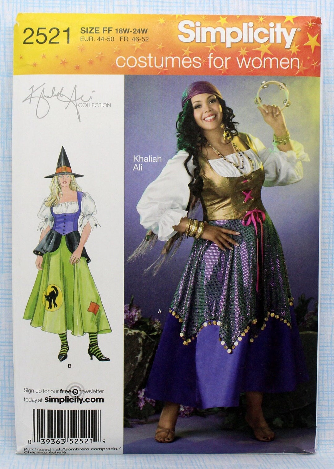 Simplicity Sewing Pattern 2521 Women's/women's Petite Gypsy, Fortune ...