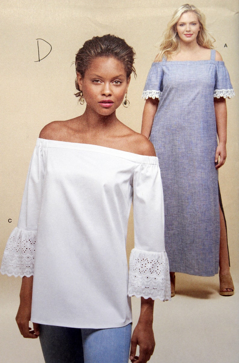 Simplicity Sewing Pattern 8296 Women's Off-shoulder - Etsy