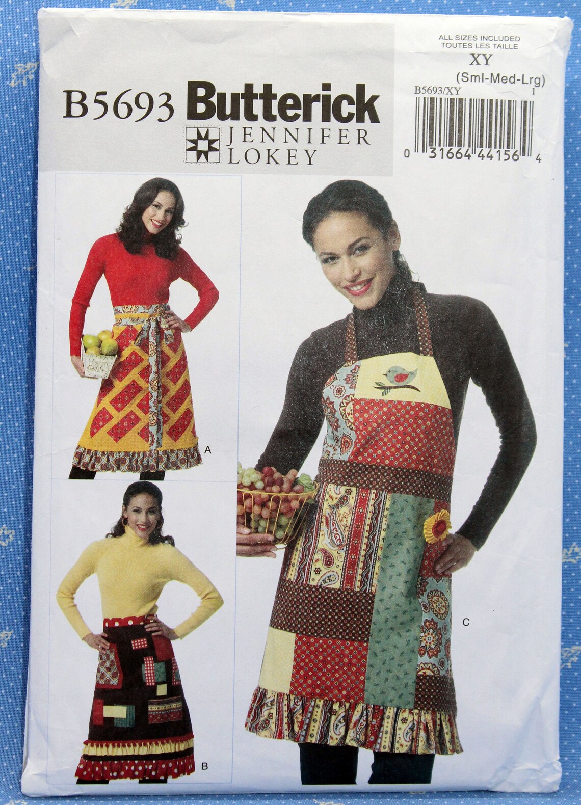 Butterick 5639 Reversible Apron Sewing Pattern Size S M L | Etsy