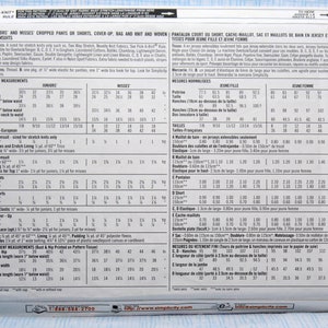 Simplicity Sewing Pattern 5156, Misses' Cropped Pants or Shorts, Cover ...