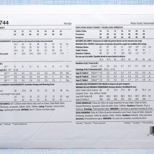 New Look Sewing Pattern 6744 Misses' Skirt With Yoke and Length ...