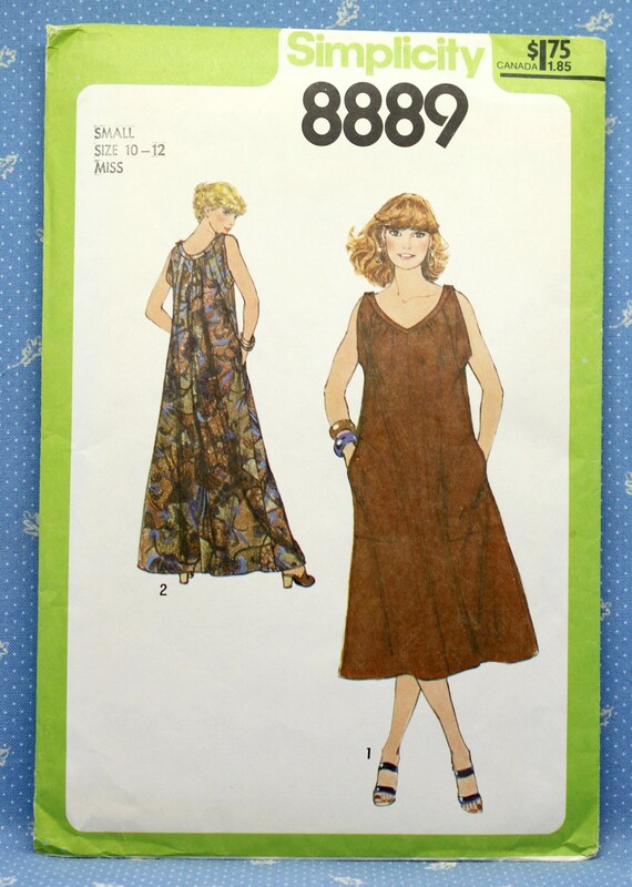 Simplicity Sewing Pattern 8889 Misses' Pullover Bias | Etsy
