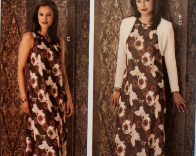 Vogue Sewing Pattern 7823, Misses'/miss Petite Knit Pullover Dress and ...