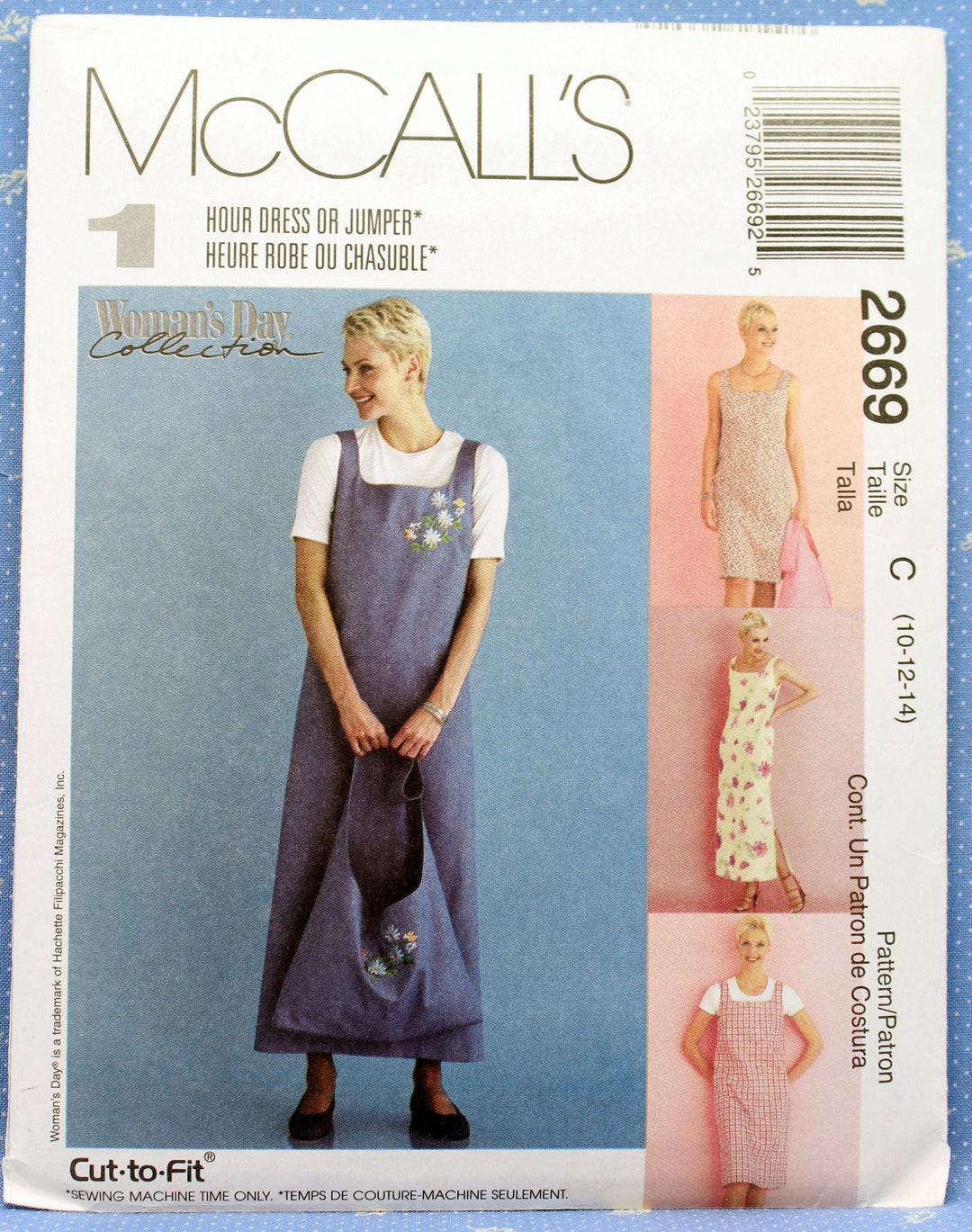 Mccall's Sewing Pattern 2669 Misses' Easy Dress or - Etsy