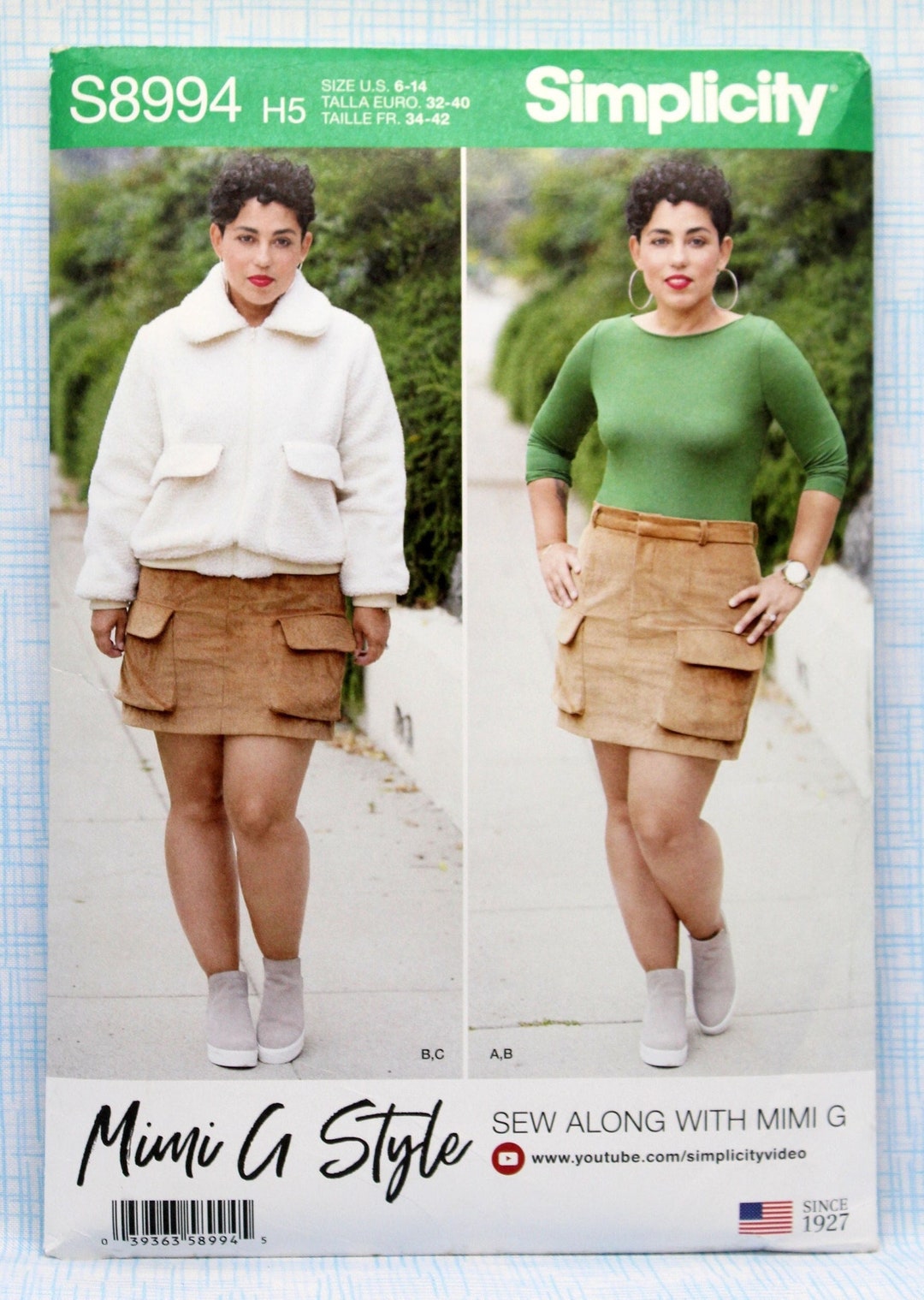 Simplicity Sewing Pattern 8994, Misses' Jacket, Skirt and Knit Top ...
