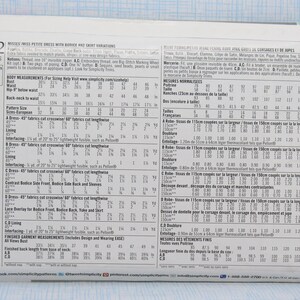 Simplicity Sewing Pattern S0372, Misses' Dress With Bodice and Skirt ...