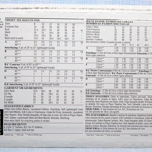 New Look Sewing Pattern 6107 Misses' Front Blouse and - Etsy