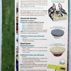 Ellie Mae Designs 104, Potluck Companions Sewing Pattern, Uncut/ff ...