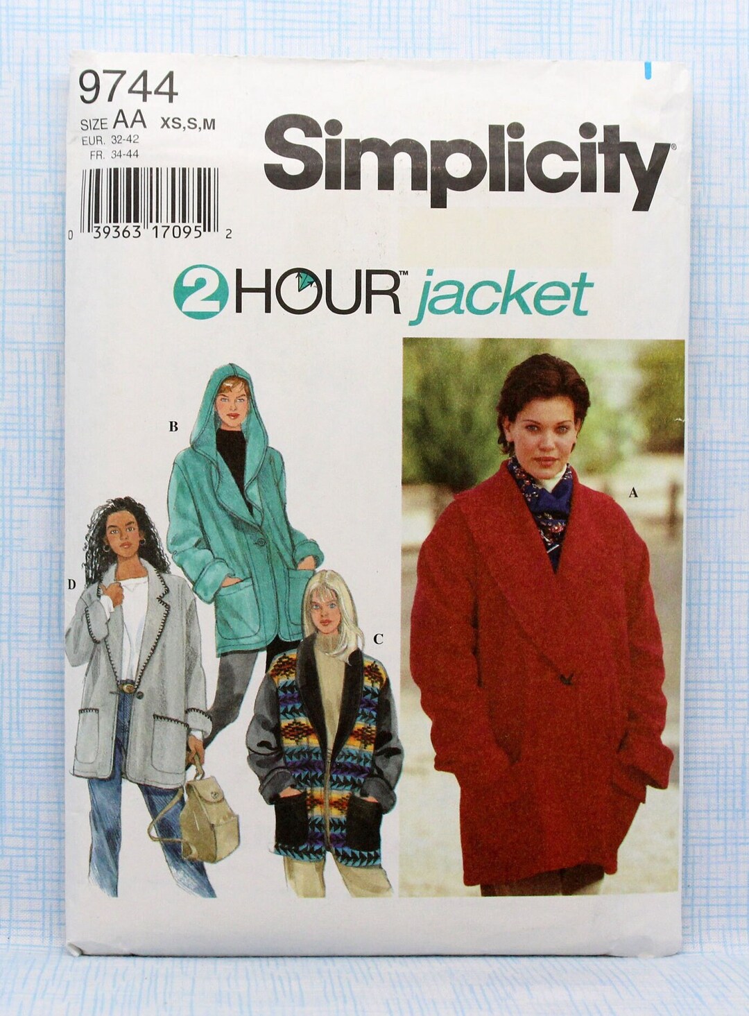 Simplicity Sewing Pattern 9744 Misses' Easy Unlined - Etsy