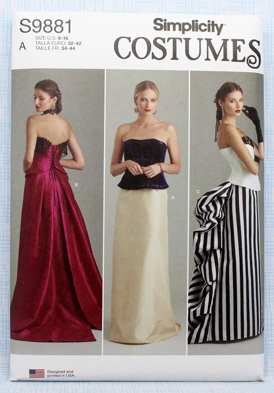 Simplicity Sewing Pattern 9881, Misses' Floor-length Skirts, Uncut/ff ...