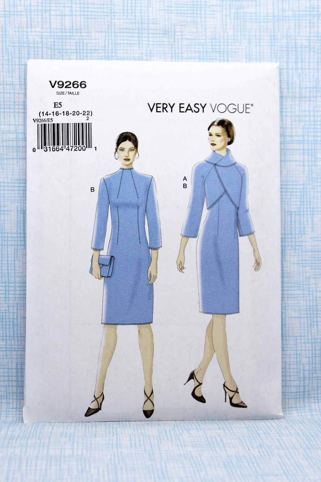 Vogue Sewing Pattern 9266, Misses' Easy Raglan Sleeve Jacket and Fitted ...