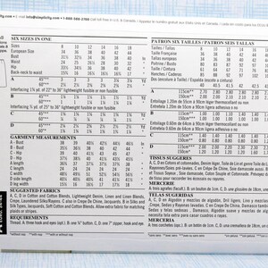 New Look Sewing Pattern 6163, Misses' Sleeveless Top, Straight Pants ...