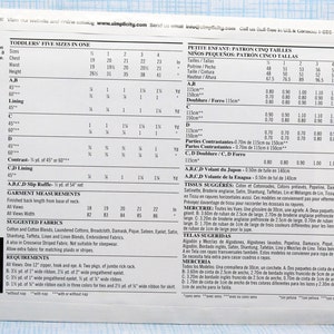 New Look Sewing Pattern 6881, Toddler's Raised Waist Dress Sewing ...