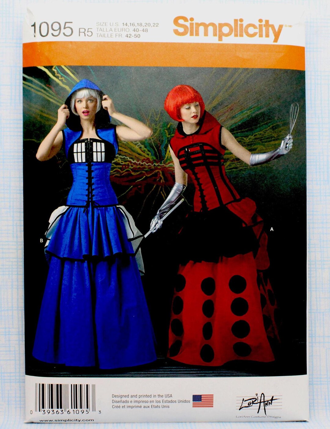Simplicity Sewing Pattern 1095, Costume Skirt and Top, Fantasy ...