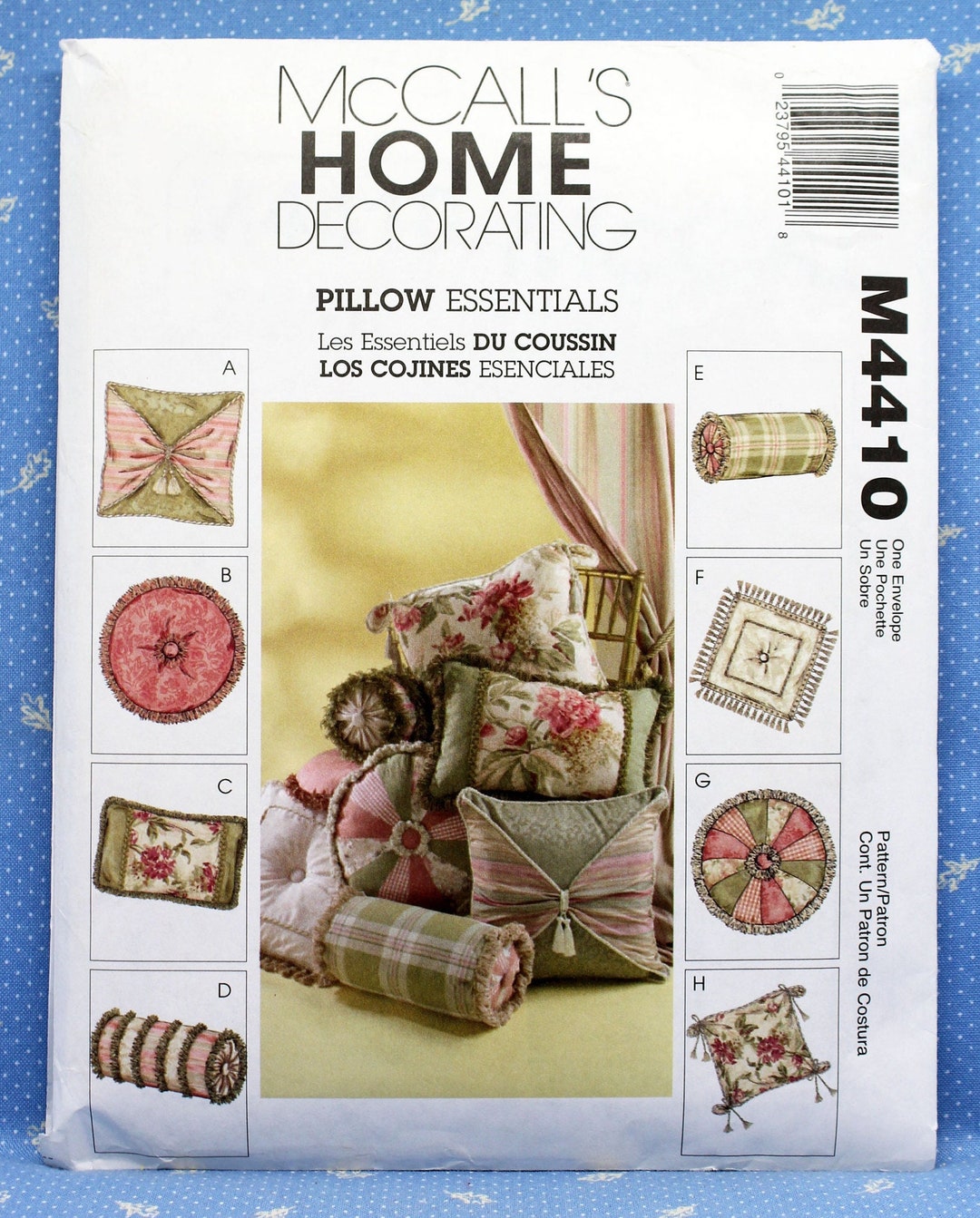 Mccall's Sewing Pattern 4410 Pillows Sewing Pattern Home - Etsy