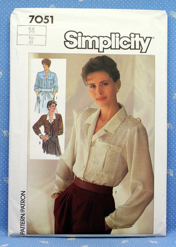 Simplicity Sewing Pattern 7051 Misses' Loose-fitting - Etsy