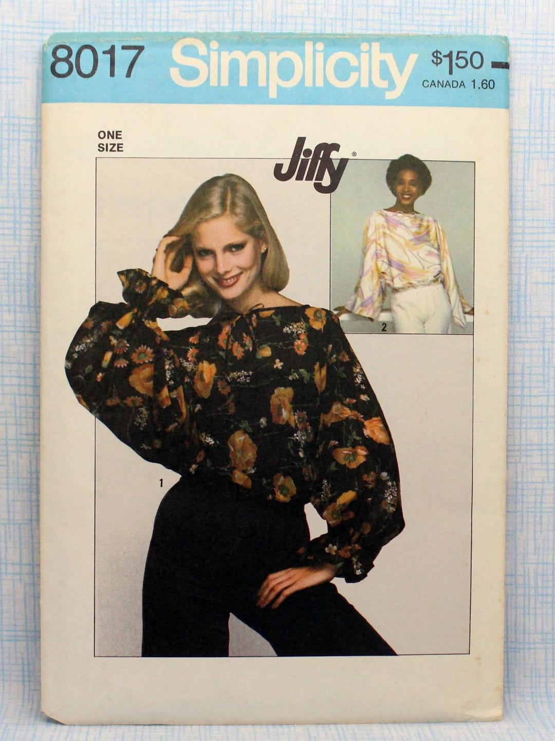 Simplicity Sewing Pattern 8017, Misses' Jiffy Pullover Top, Uncut/ff ...